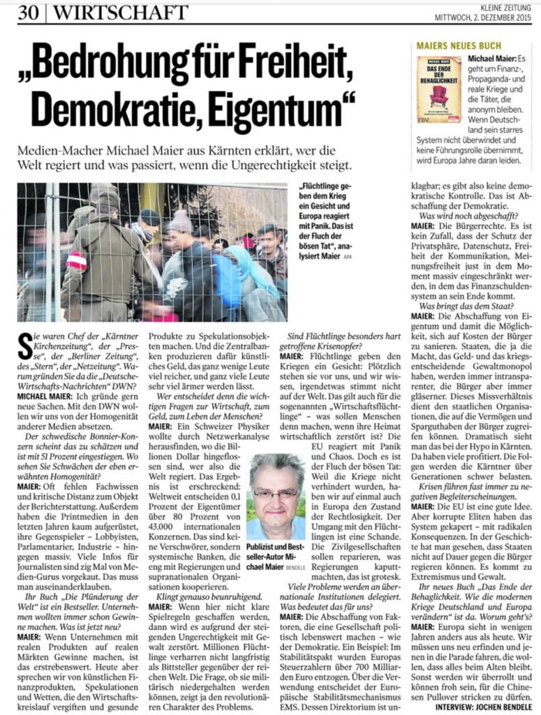 PUBLIKATIONEN – MICHAEL MAIER